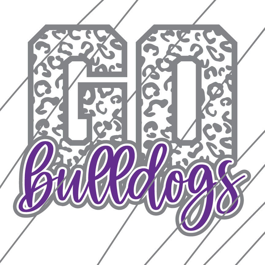 Go Bulldogs Cut File for Cricut and Silhouette. SVG. Dxf. Png. Jpg. Eps ...