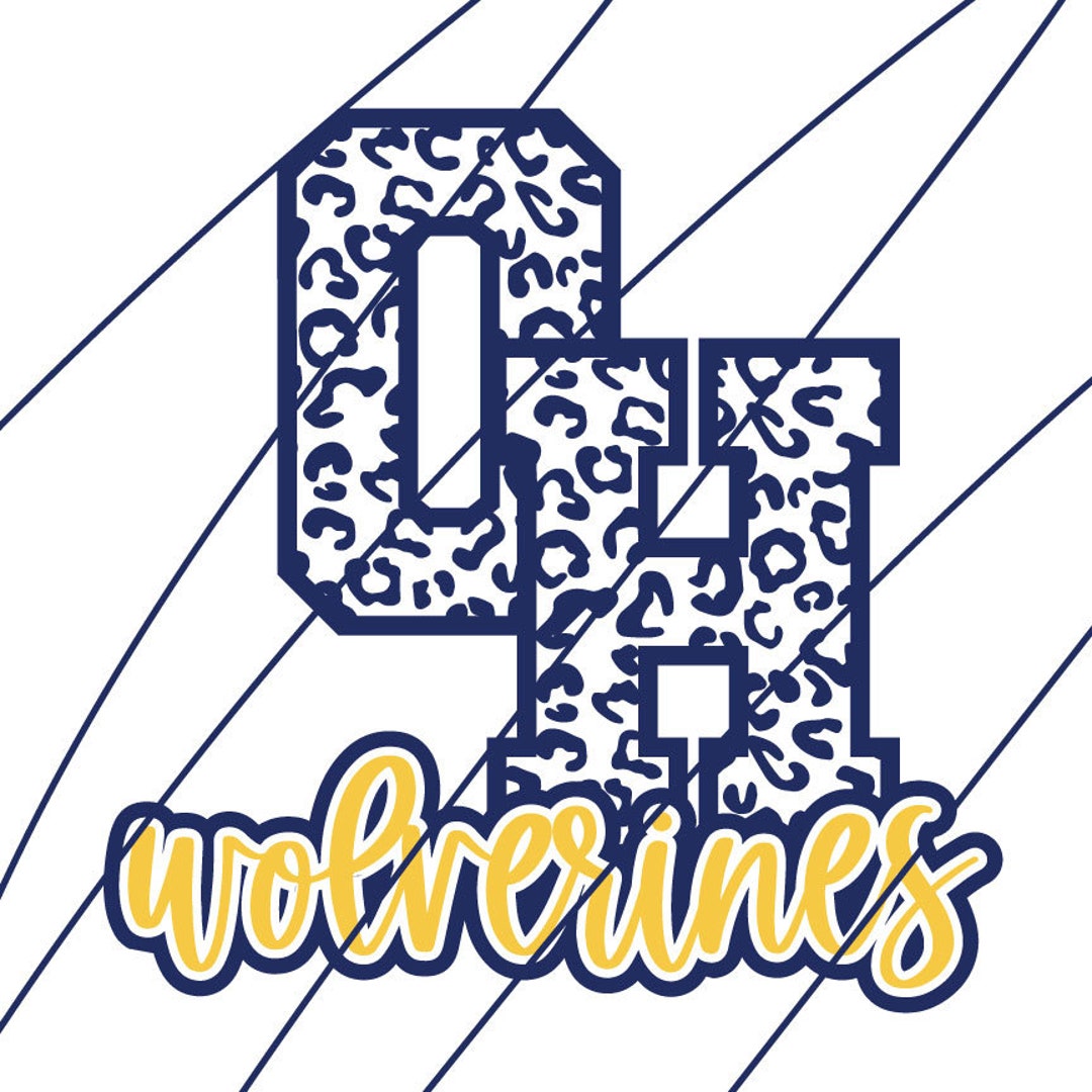 Wolverines Cut File for Cricut and Silhouette. SVG. Dxf. Png. Jpg. Eps ...