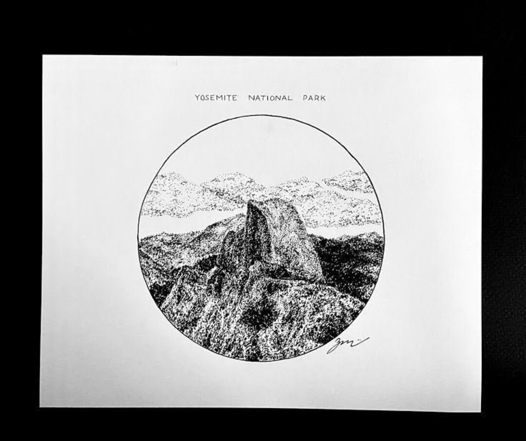 Yosemite National Park Art Print - Etsy