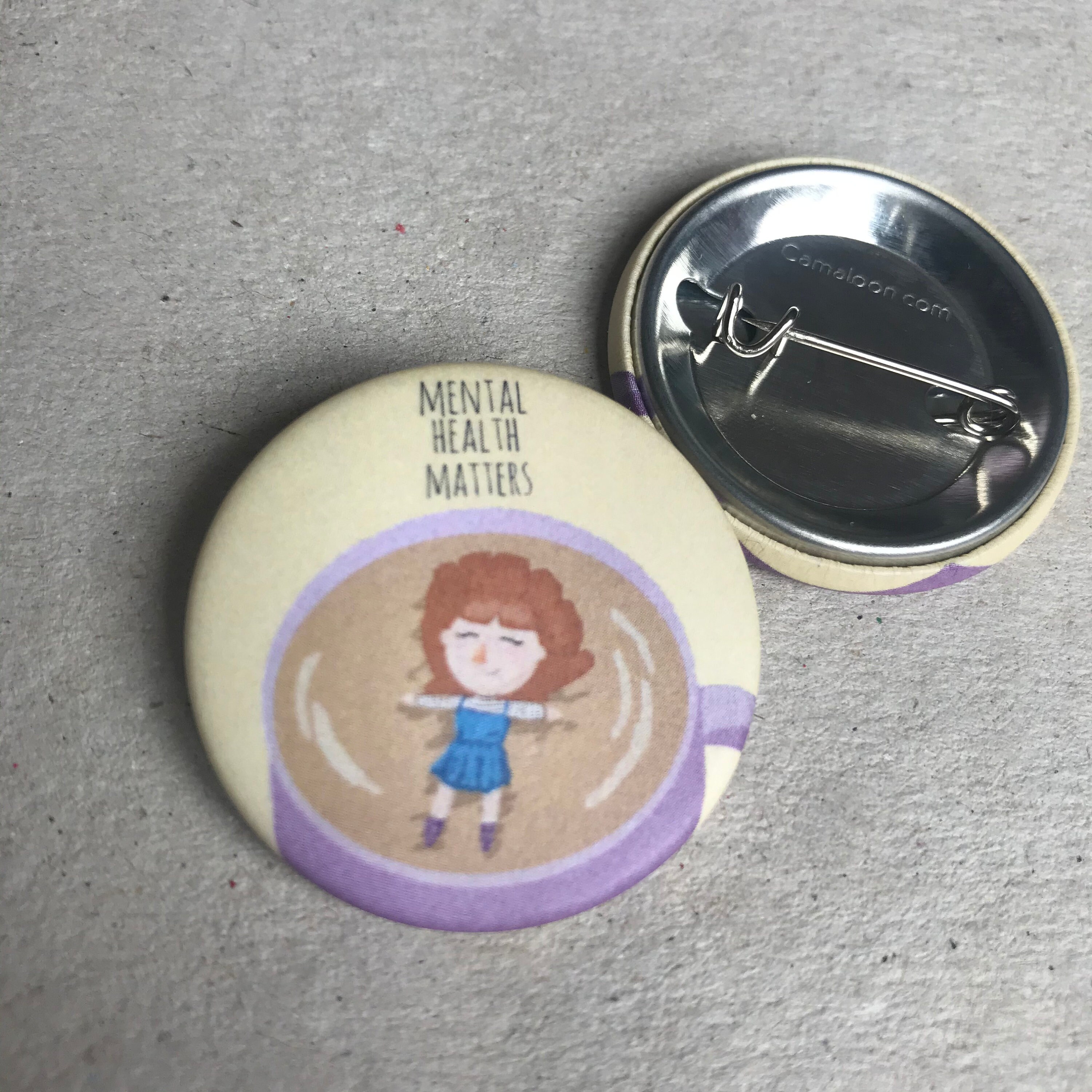 Mental Health Awareness Button Badges 32mm | Etsy