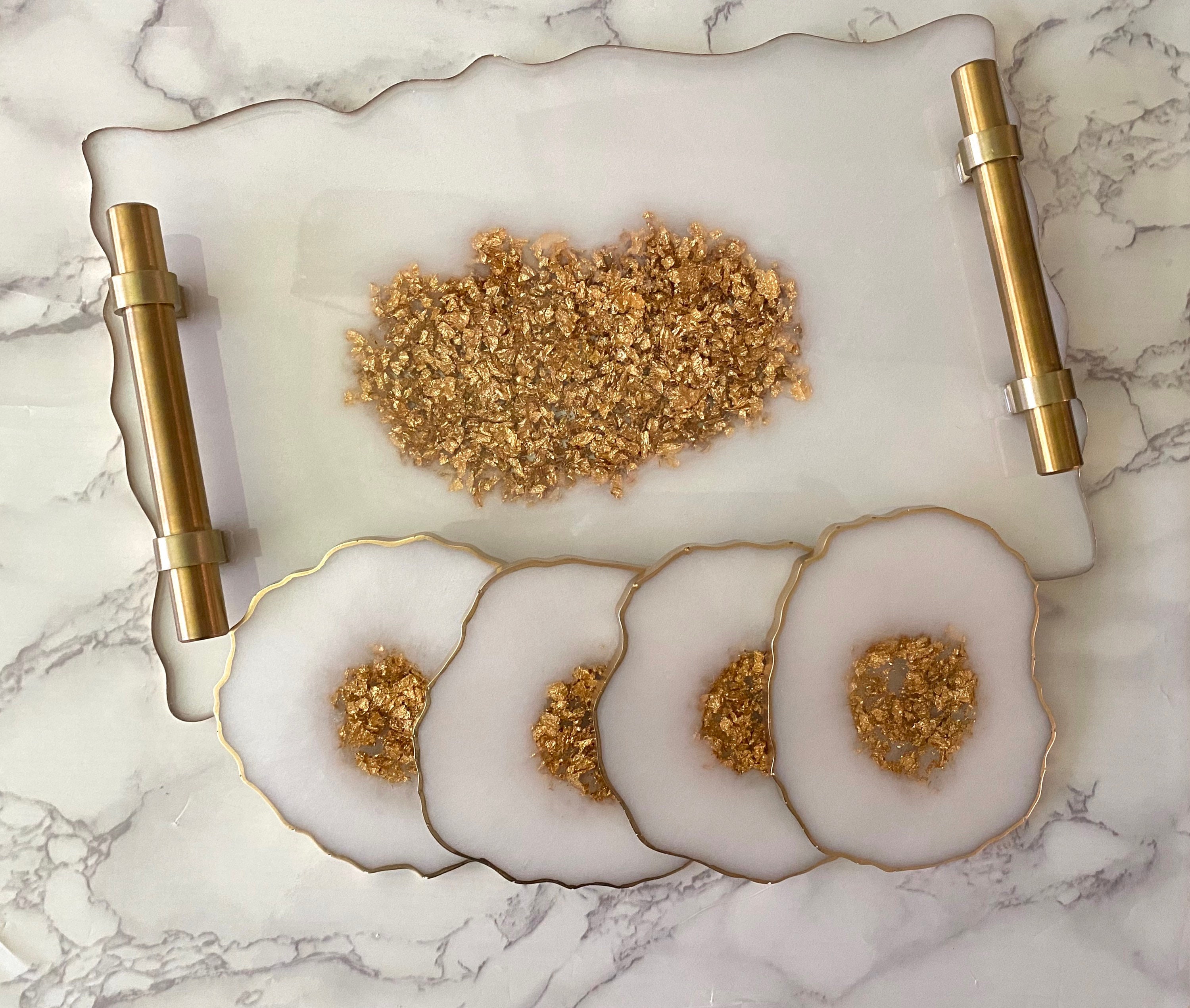 Resin Tray and Coasters - Etsy