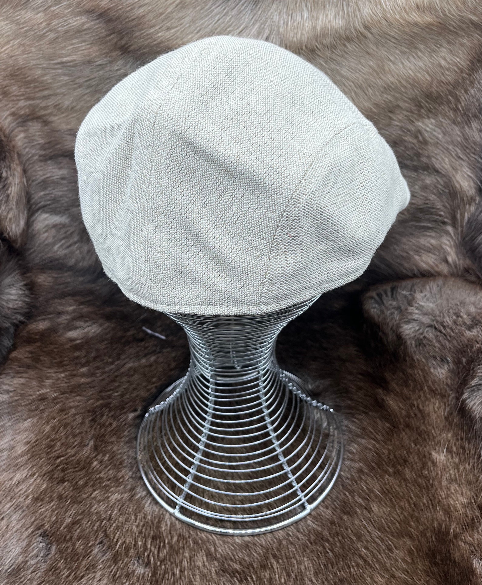 LINEN FLAT CAP | Linen Summer Cap | Stylish Linen Cap | Lightweight ...