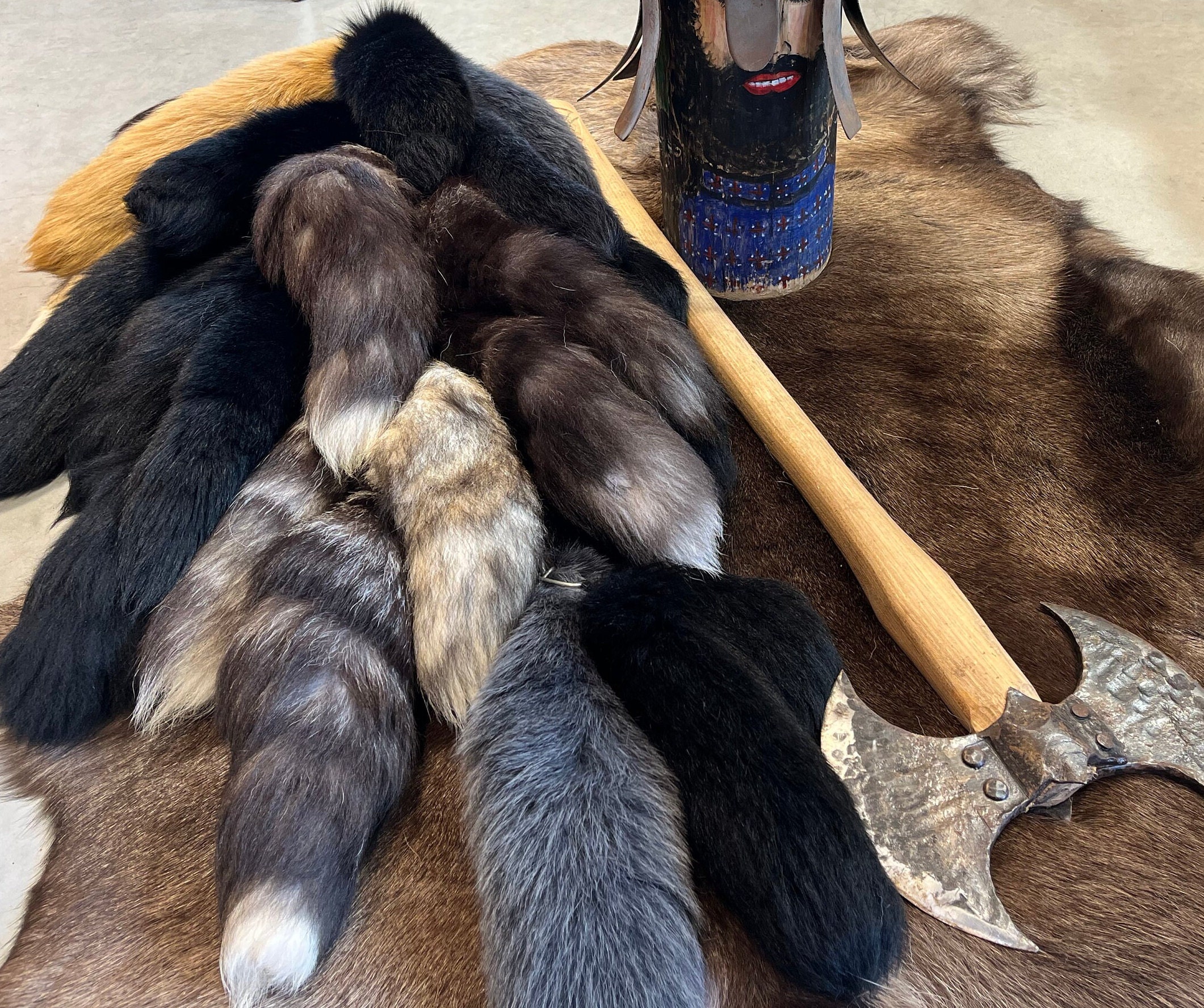 FOX FUR DESIGN Tail | Durable Fur Tail | Natural Fox Tail | Genuine Fur ...