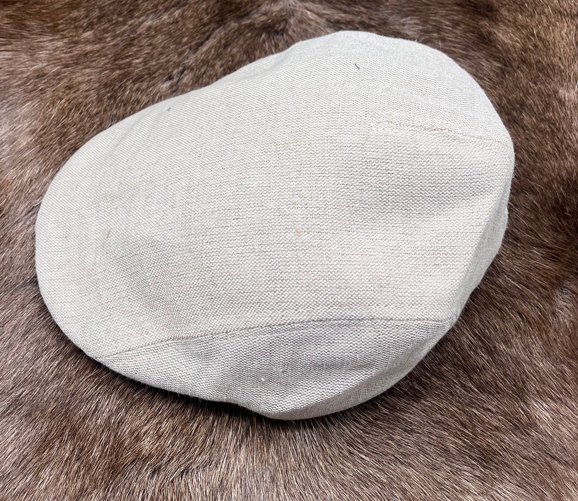 LINEN FLAT CAP Linen Summer Cap Stylish Linen Cap Lightweight Flat Cap ...