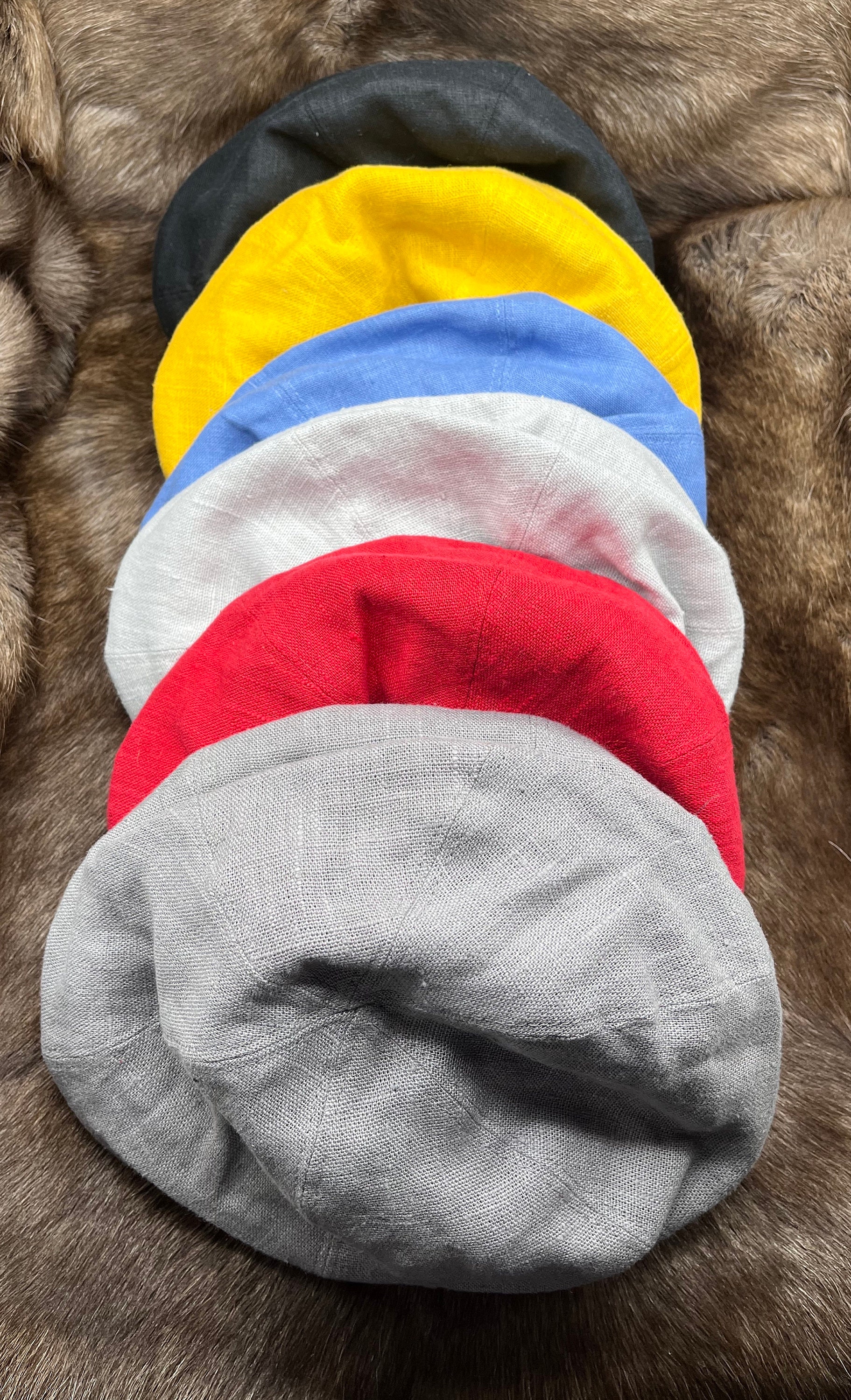 LINEN FLAT CAP Linen Summer Cap Stylish Linen Cap Lightweight Flat Cap ...