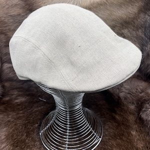 LINEN FLAT CAP | Linen Summer Cap | Stylish Linen Cap | Lightweight ...