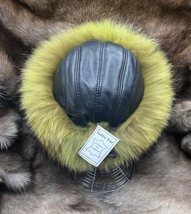 WOMEN FLUFFY HAT | Fluffy Fox Fur Cap | Luxury Winter Beanie | Elegant ...