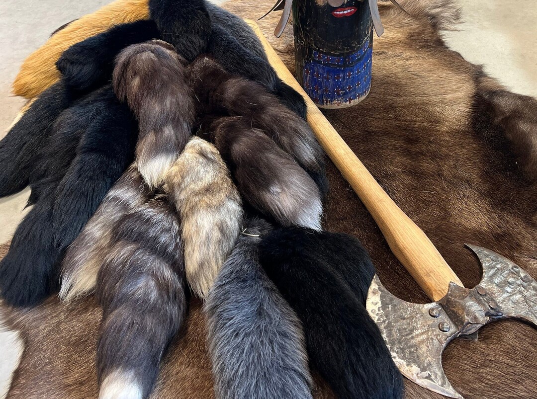 FOX FUR TAIL | Natural Fox Tail | Fox Fur Accessory | Handmade Fox ...