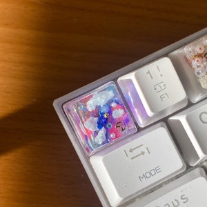 Cloud Sky Keycap, Custom Keycap, Resin Keycap, Keycap Set, Artisan ...