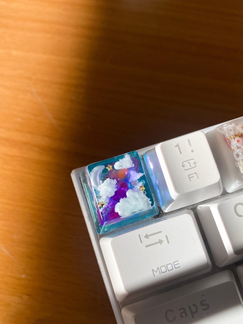 Cloud Sky Keycap Custom Keycap Resin Keycap Keycap Set - Etsy