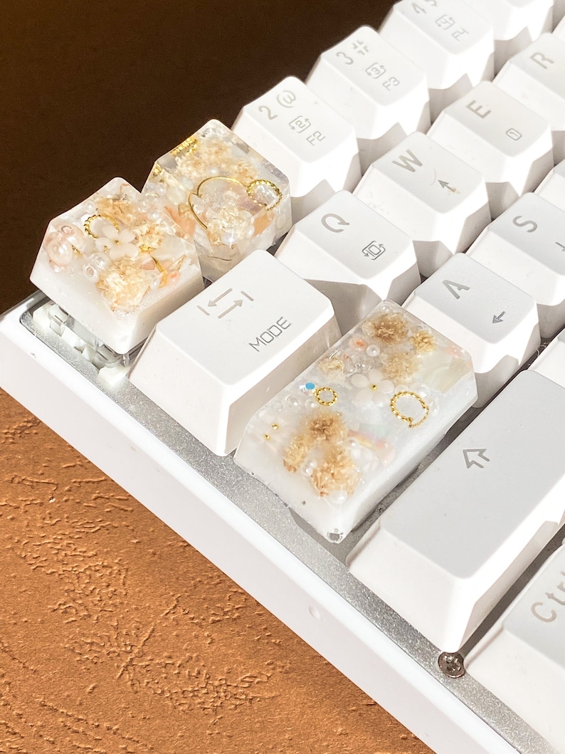 Flower Keycap, Custom Keycap, Resin Keycap, Keycap Set, Artisan Keycap ...