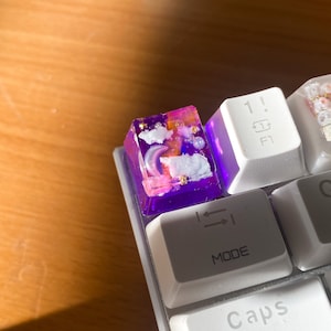 Cloud Sky Keycap, Custom Keycap, Resin Keycap, Keycap Set, Artisan ...