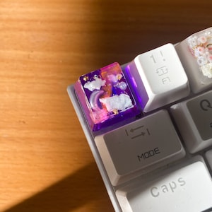 Cloud Sky Keycap, Custom Keycap, Resin Keycap, Keycap Set, Artisan ...