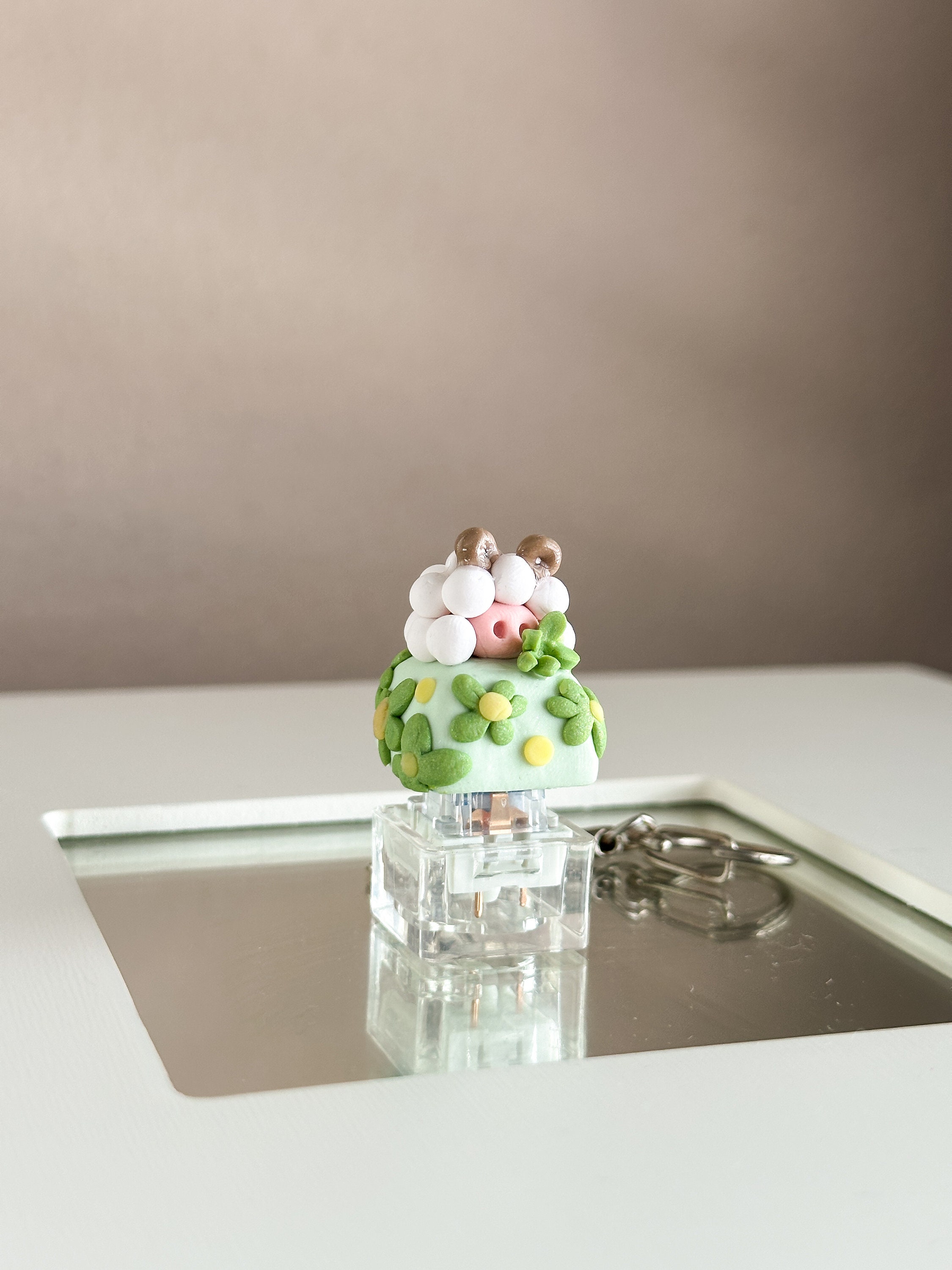 Custom Keycap Keychain Artisan Keycap Capibara Keycap Frog Keycap Sheep ...