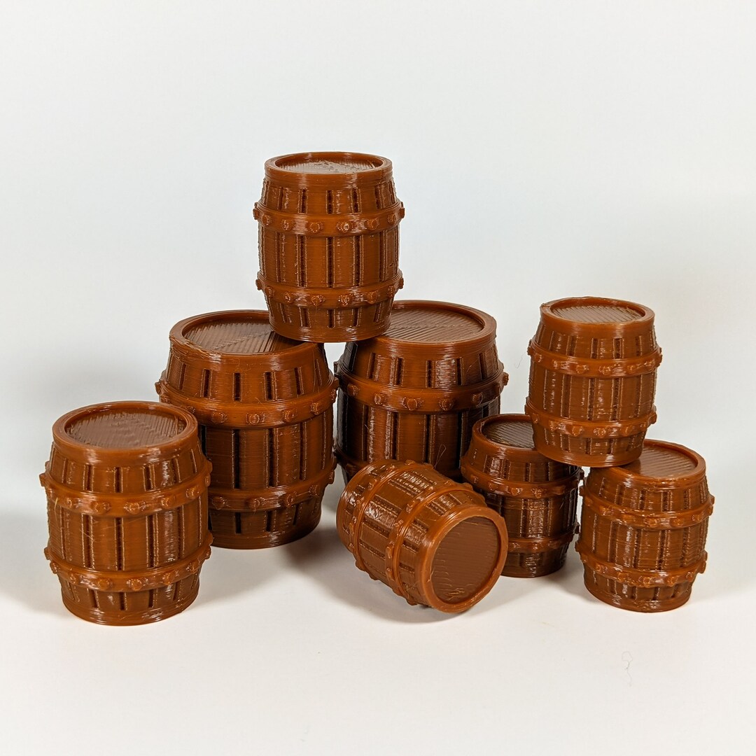 Miniature Wooden Barrels - Set of 8 Mixed - Etsy Australia