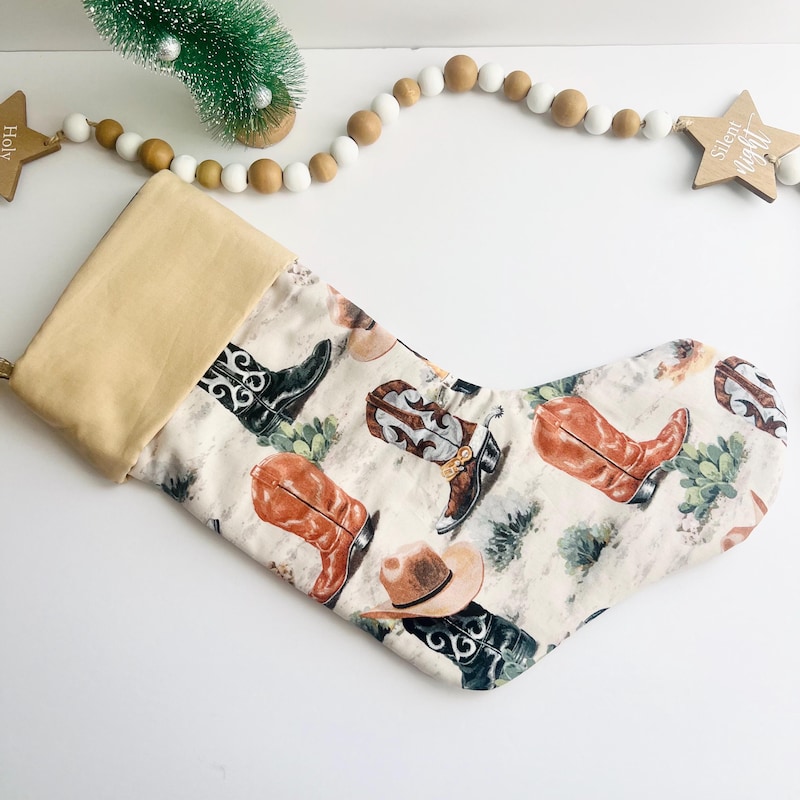 Cowboy Boot Stocking - Etsy