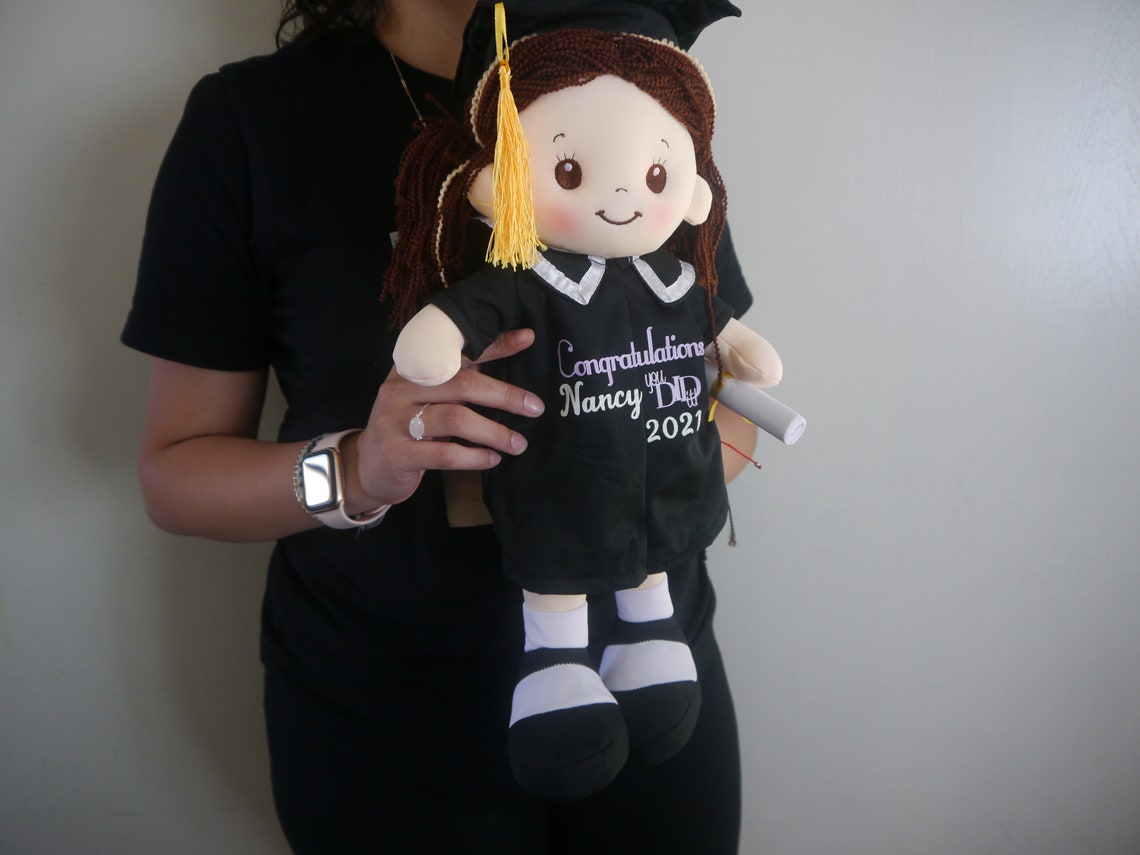 Personalized graduation Doll Class of 2021 grad gift grad | Etsy