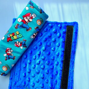 Mario Seat Belts Cover Mario Bros Papped Strap Cover Soft Seat Belt ...