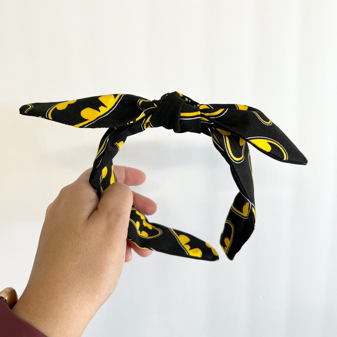 Batman Knot Headband | Black Headband | Mommy and Me Matching Headband ...