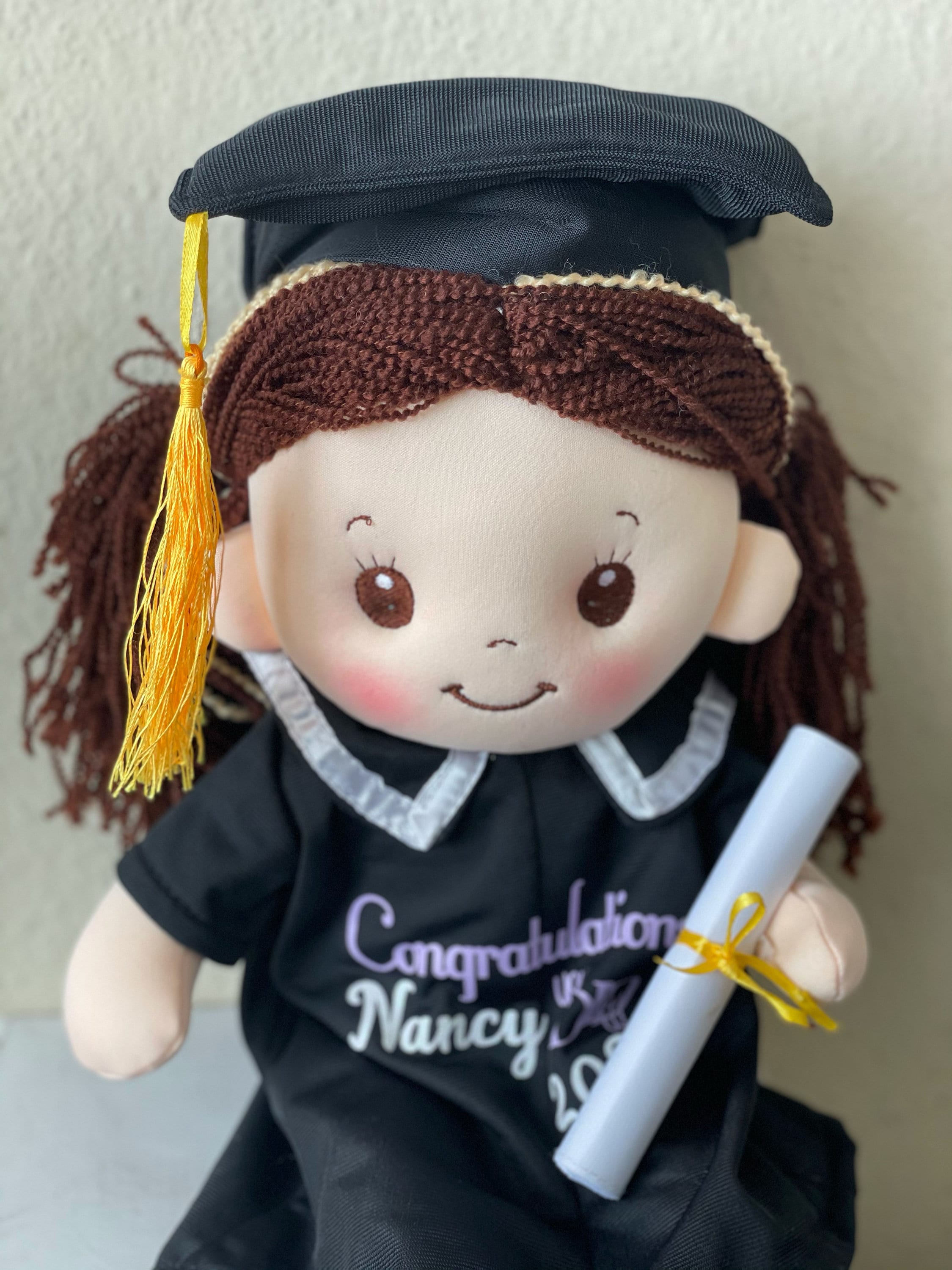 Personalized graduation Doll Class of 2021 grad gift grad | Etsy