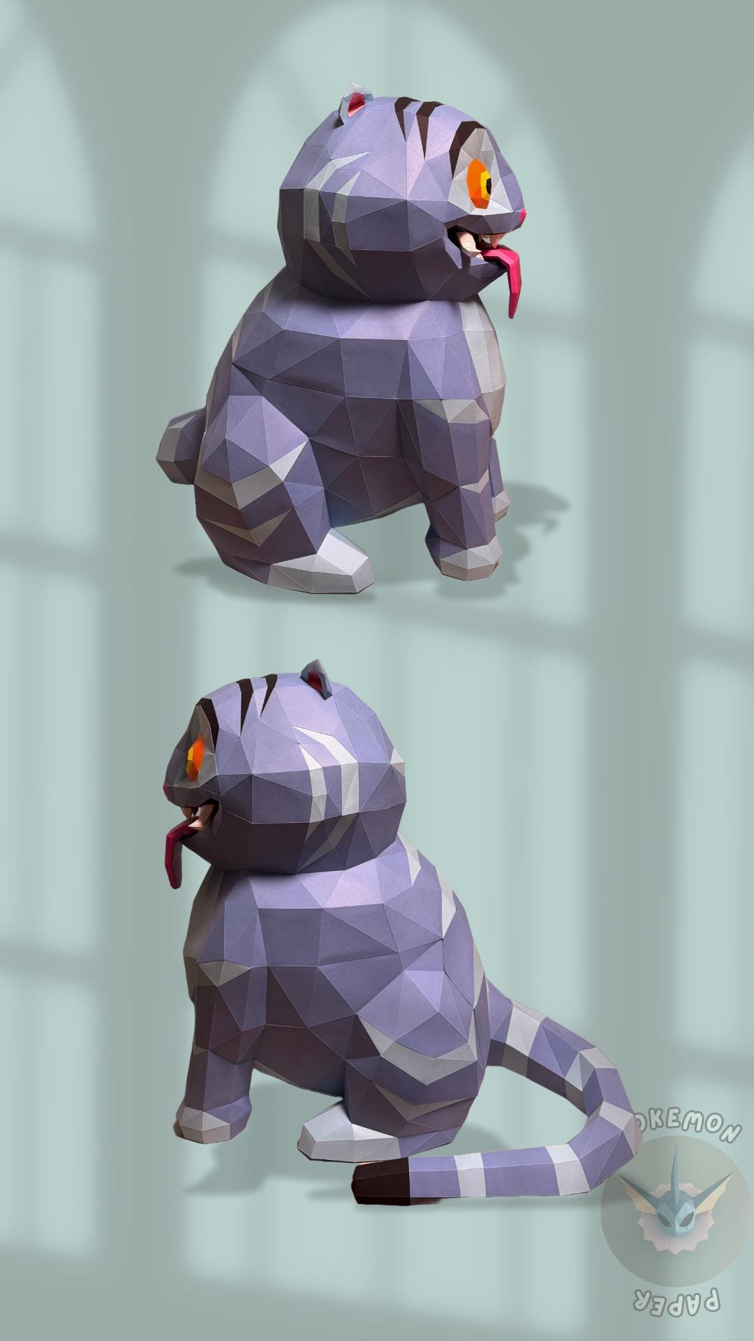 Derpy Tiger Kpop Demon Hunters Papercraft 3D Derpy Printable Template ...