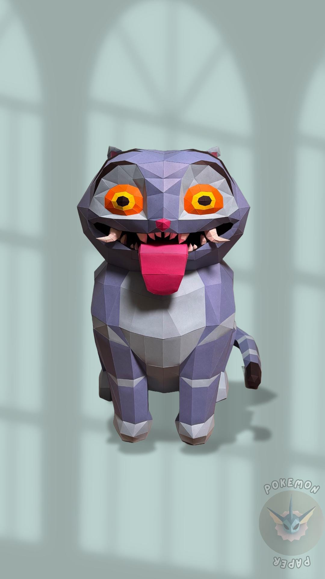 Derpy Tiger Kpop Demon Hunters Papercraft 3D Derpy Printable Template Origami Paper Project - Etsy