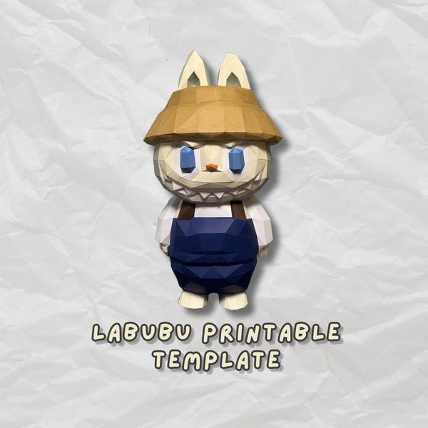Labubu papercraft printable - Etsy Polska