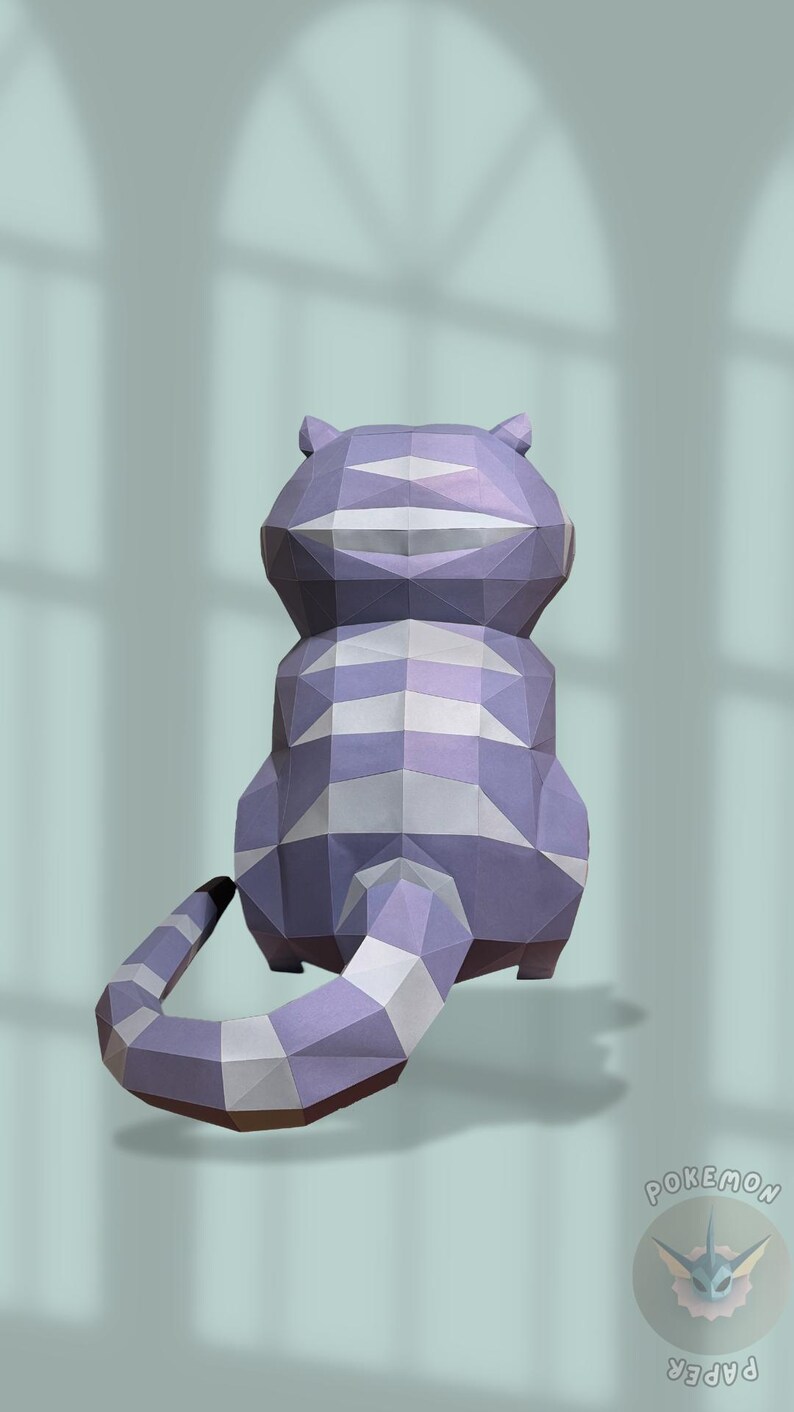Derpy Tiger Kpop Demon Hunters Papercraft 3D Derpy Printable Template ...