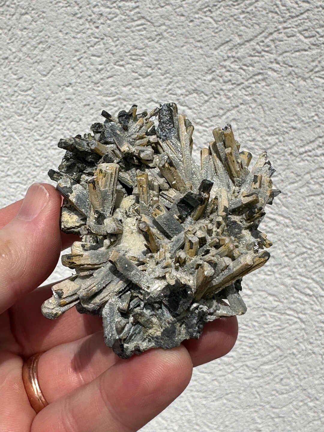 Hot Diggity Dang! 2.4-inch Stibnite and Stibiconite Crystal ...