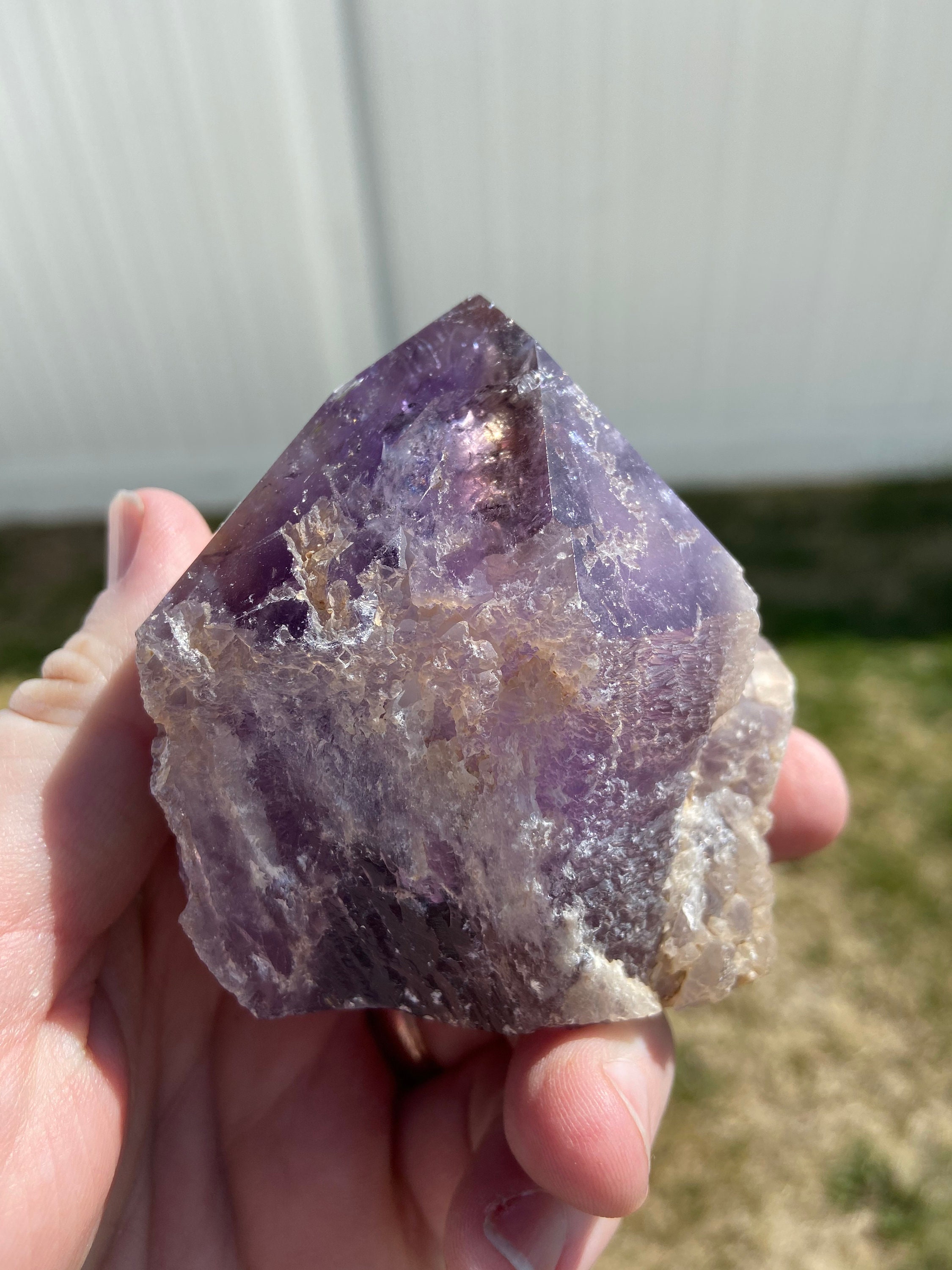 Beautiful 2.9 Inch Amethyst Point - Morro Grande, Brejinho Das ...