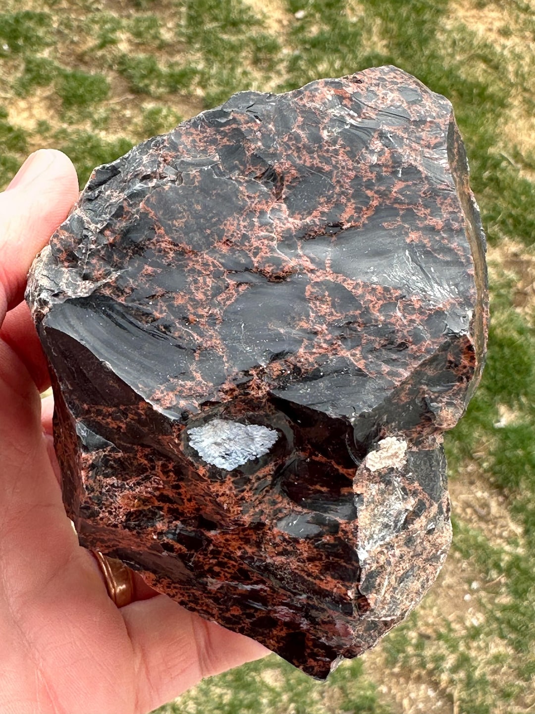 Glassy and Gassy! 4.1-inch Banded Mahogany Obsidian - Black Rock Desert ...