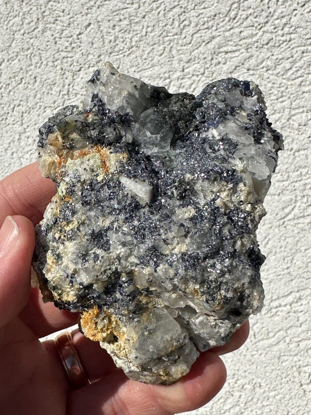 Everyone Loves Molybdenite! - 3.7 Inch Molybdenite on Quartz, Maria ...