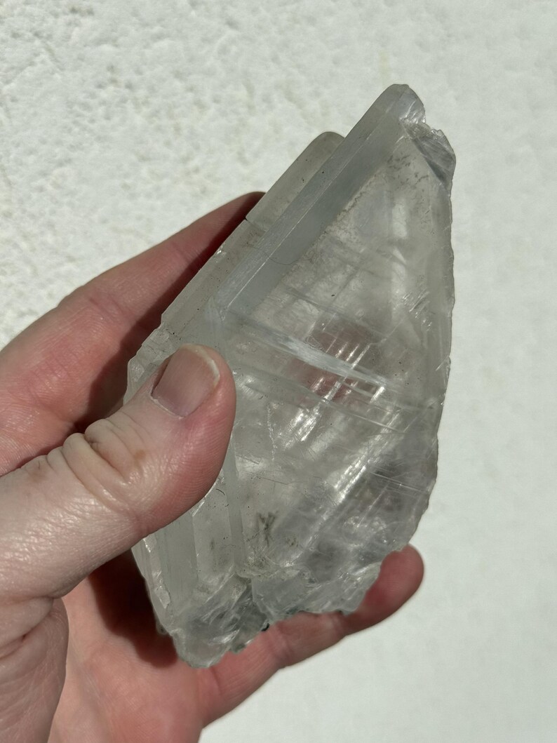 It's Clear! 4.3-inch Selenite Crystal - La Platosa Mine, Bermejillo ...