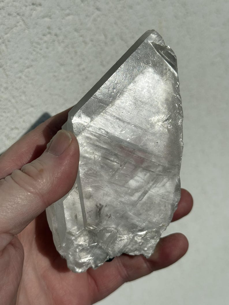 It's Clear! 4.3-inch Selenite Crystal - La Platosa Mine, Bermejillo ...