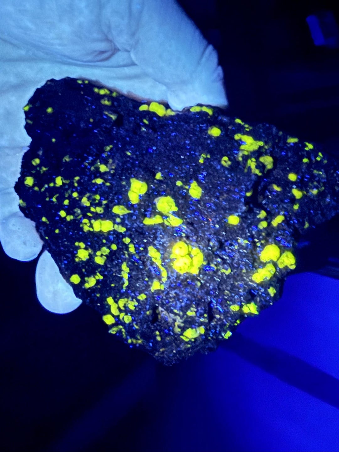 Celestial 4.6-inch "starry Night" Adamite - Mina Ojuela, Mapini ...