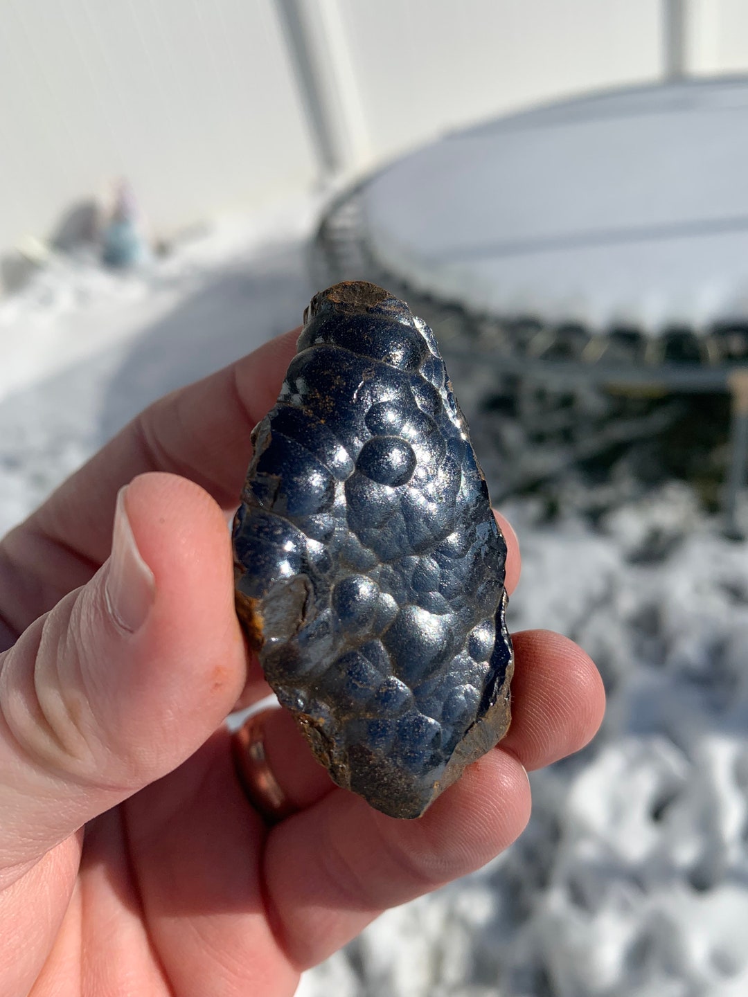 2.1-inch Beautiful Botryoidal Hematite Specimen Irhoud Mine, Safi ...