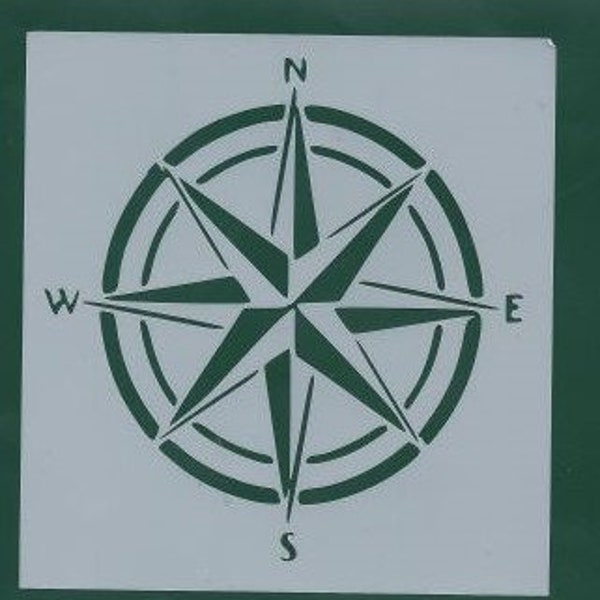 Compass Stencil - Etsy