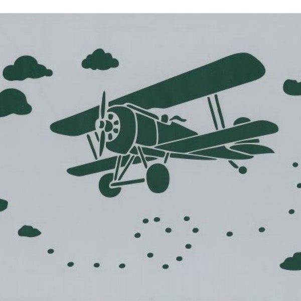 Airplane Stencil - Etsy