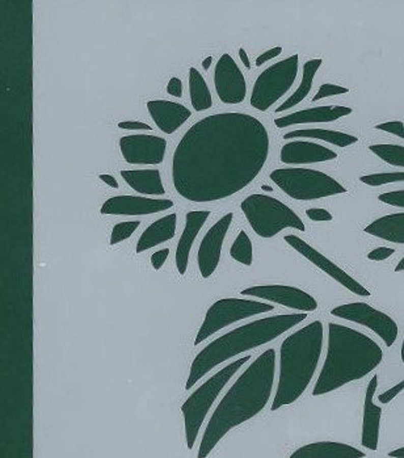 Sunflower Stencil Reusable Stencil DIY Stencil Home Decor - Etsy