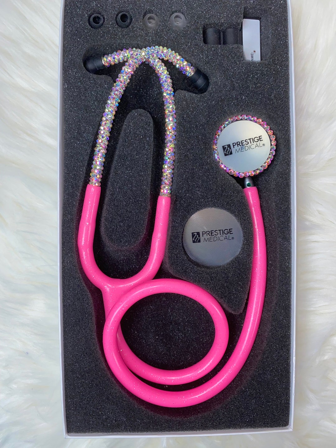 Pink Glitter Bling Stethoscope| Stethoscope|prestige Stethoscope|nurse ...