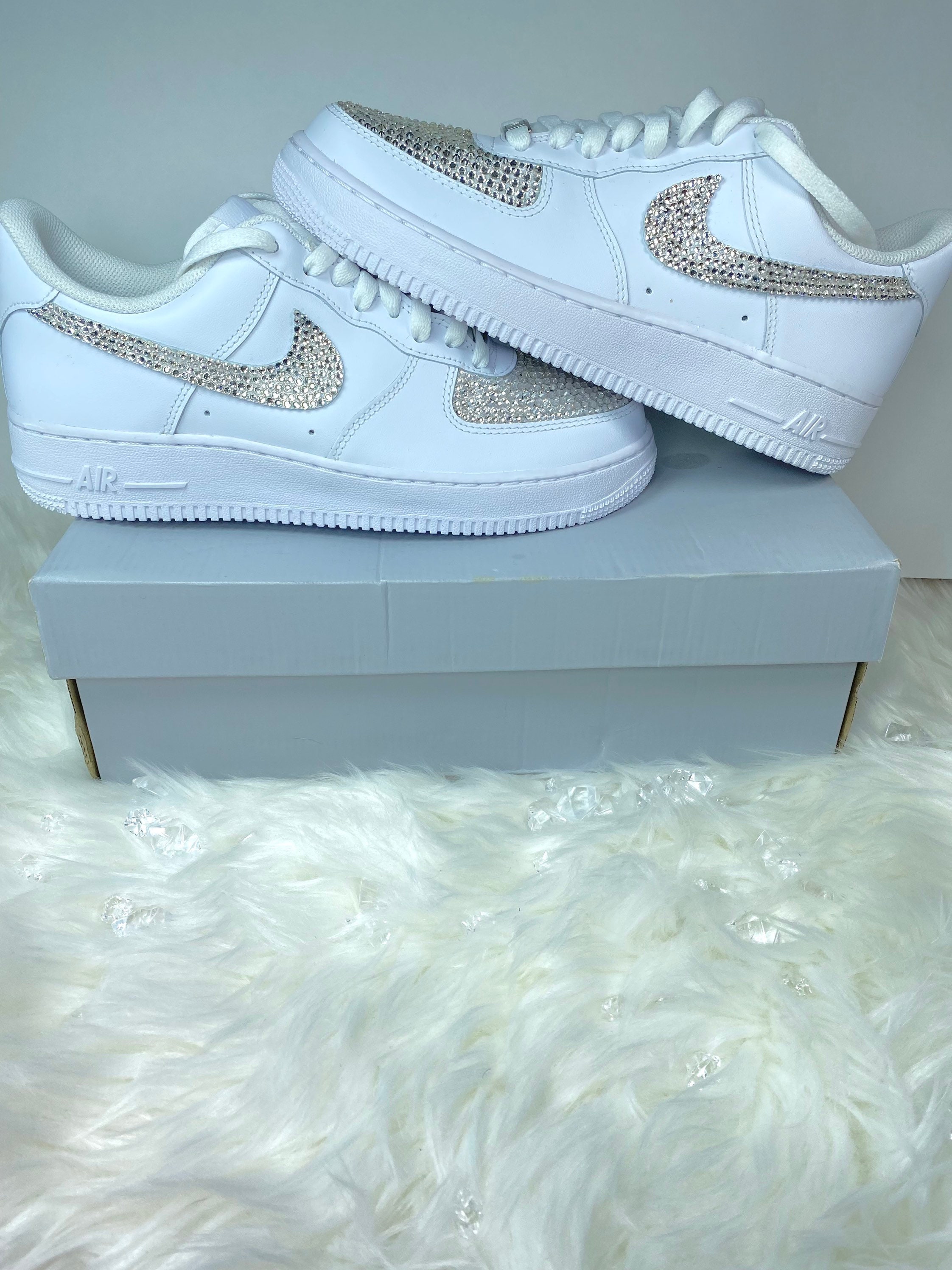Bling Air Force1 custom Bling Nikescustom Air Force 1 - Etsy
