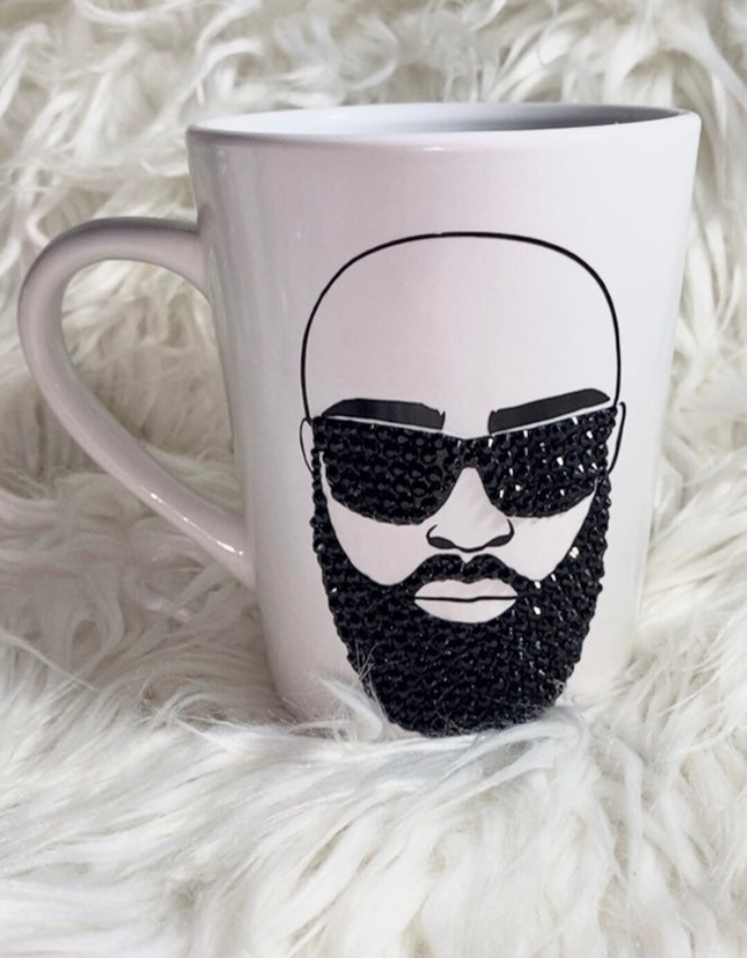 Kevin Bling Mugbearded Man African American Man Bling Mug Gifts for Him ...