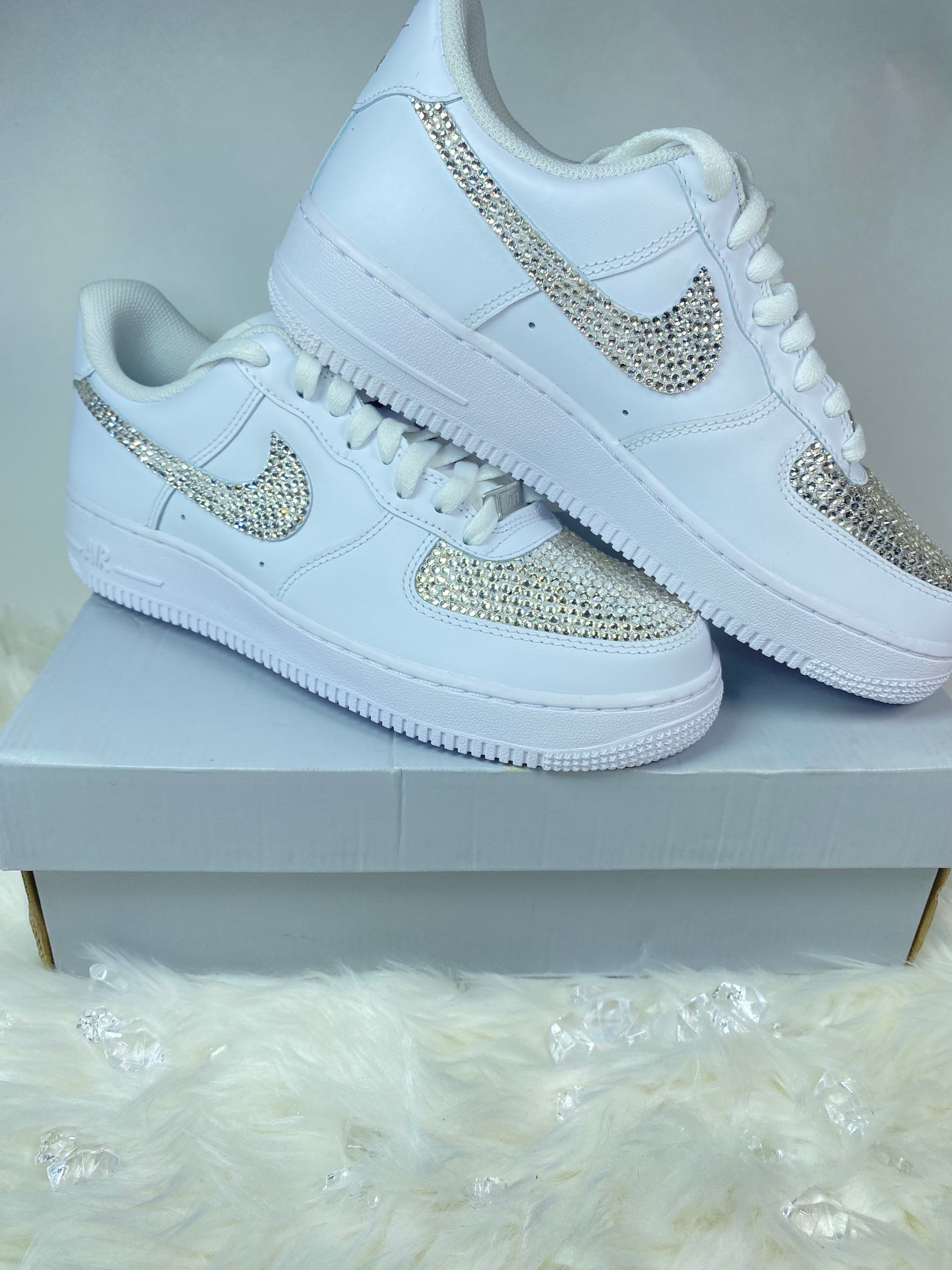 Bling Air Force1 custom Bling Nikescustom Air Force 1 - Etsy