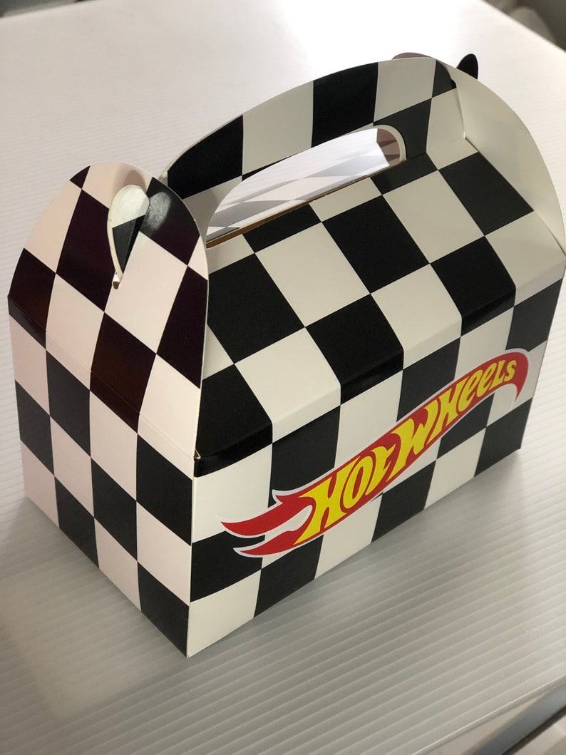 Hot Wheels Themed Birthday Party Favor Boxes 10 Boxes - Etsy