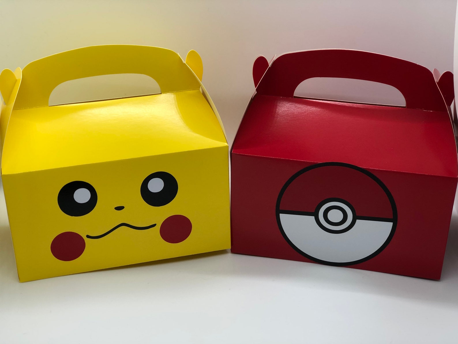 Pokemon Pikachu Pokeball Birthday Party Favor Boxes - Etsy