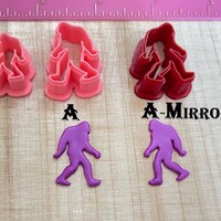 Cryptid Creatures Cookie Cutter Set / Bigfoot Sasquatch / Mothman ...