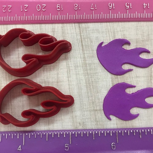 Fire Flame Cutter for Cookie Fondant Cutter or Polymer Clay - Etsy