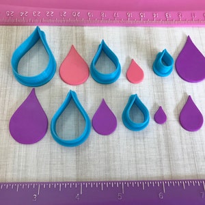 Tear Drop Cutter for Cookie or Fondant & Polymer Clay Jewelry - Etsy