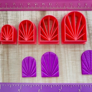 Gothic Arch Shaped Clay Embossing Cutters for Polymer Clay, Jewelry ...