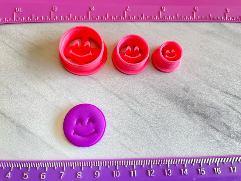 Smiley Embossing Cutters Halloween for Cookie or Fondant & - Etsy